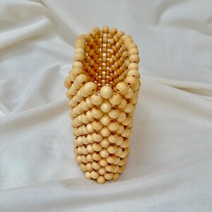 The Petite Bead Purse | Top Handle Purse, Bobo Purse, Wooden Bead Purse ...