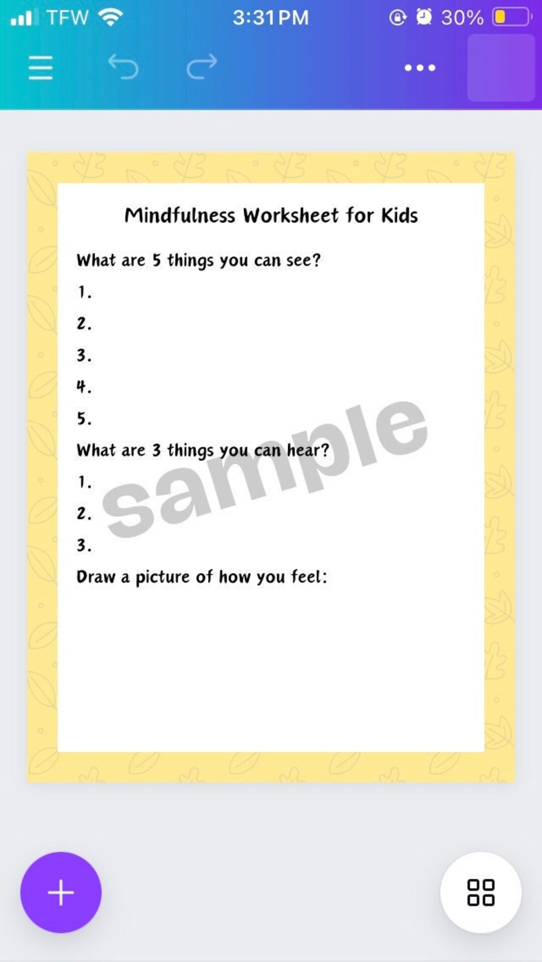 Printable Mindfulness Worksheet for Kids Emotional Intelligence - Etsy ...
