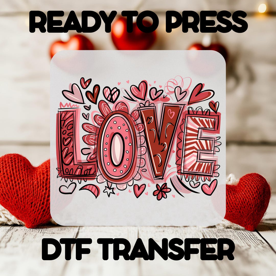 Valentine's Day DTF Transfer, Couple Shirt Design, Heat Press, Happy ...