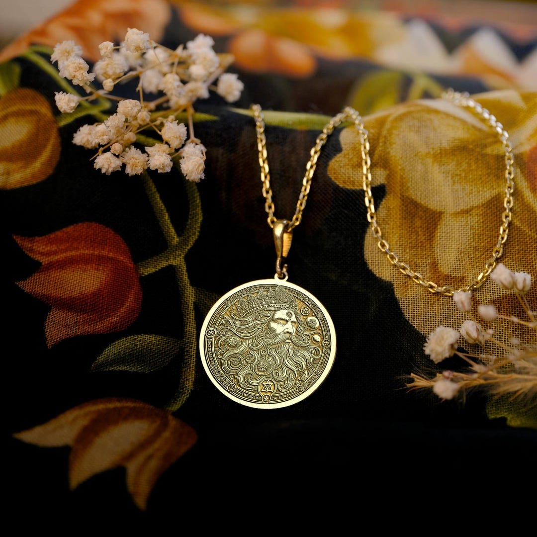 King Solomon Medallion – Seal of Solomon Pendant – Gold Silver Bronze ...