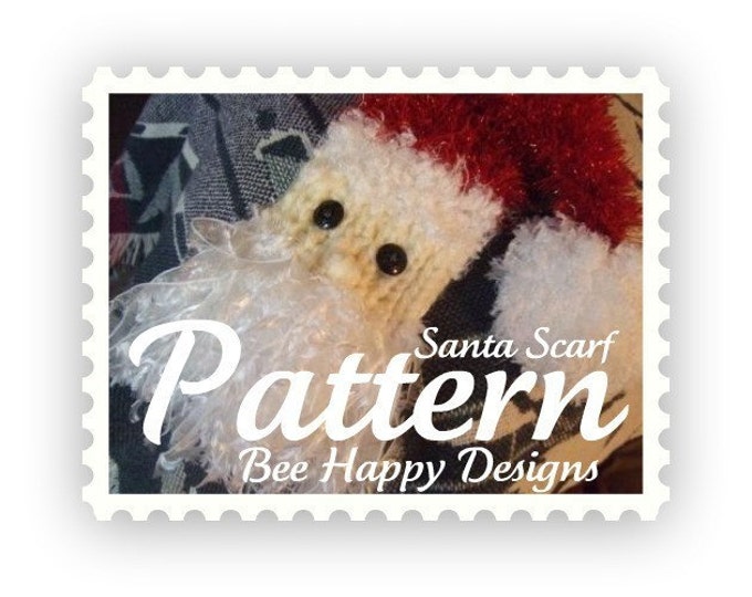 PDF Santa Scarf Knitting Board Pattern, Loom - Etsy