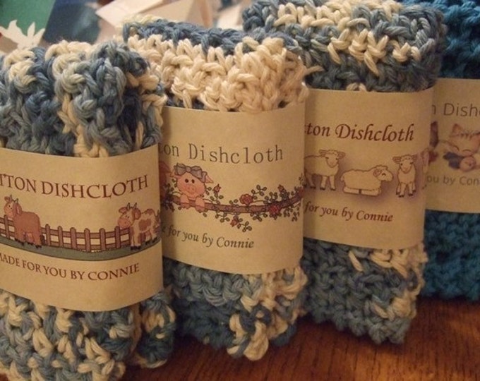 Animal Wrapper Set - PDF Printable Washcloth Dishcloth Wrappers, Tags ...