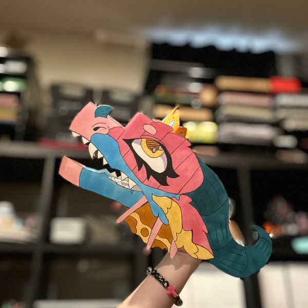 Paper Dragon Puppet Base - Etsy