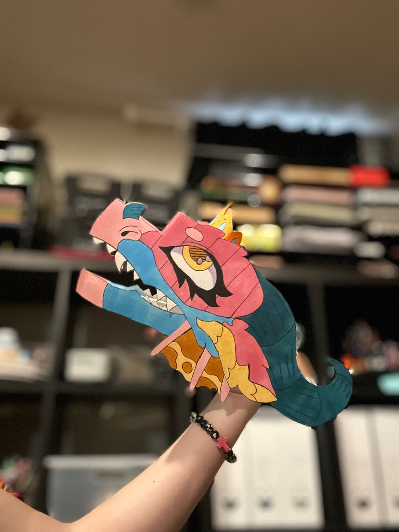 Large Custom Dragon Puppet - Etsy
