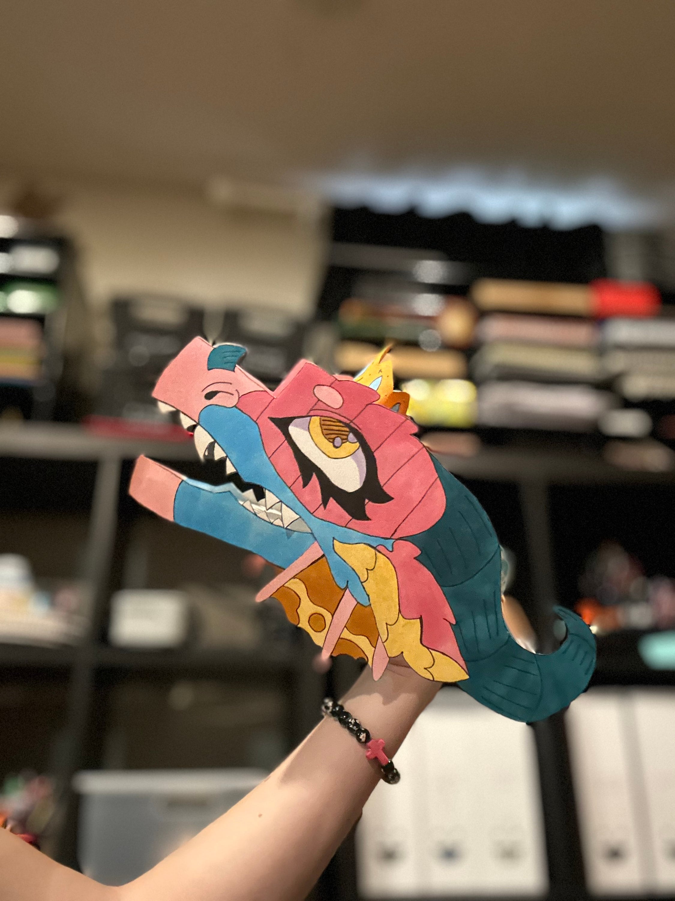 Large Custom Dragon Puppet - Etsy