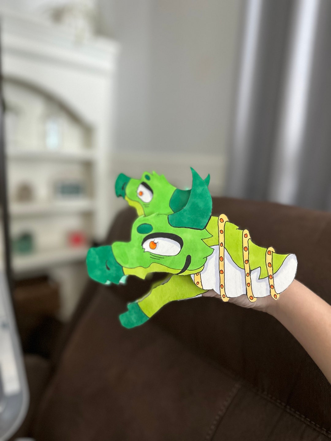 3 Jaw Custom Dragon Puppet - Etsy