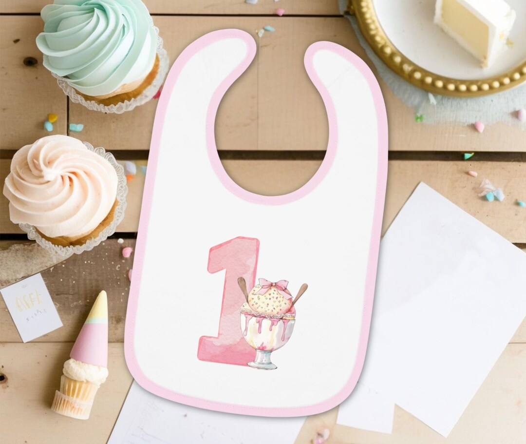 One Year Old Birthday Bib, Shes a Sweet One Birthday Bib, Cake Smash ...