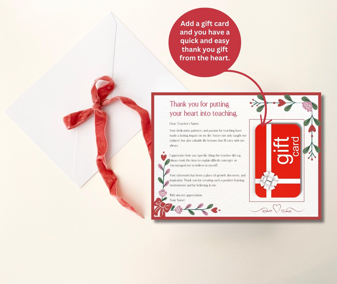 Teacher Valentine Gift Card Holder | Thank You Gift Card Holder|bus ...