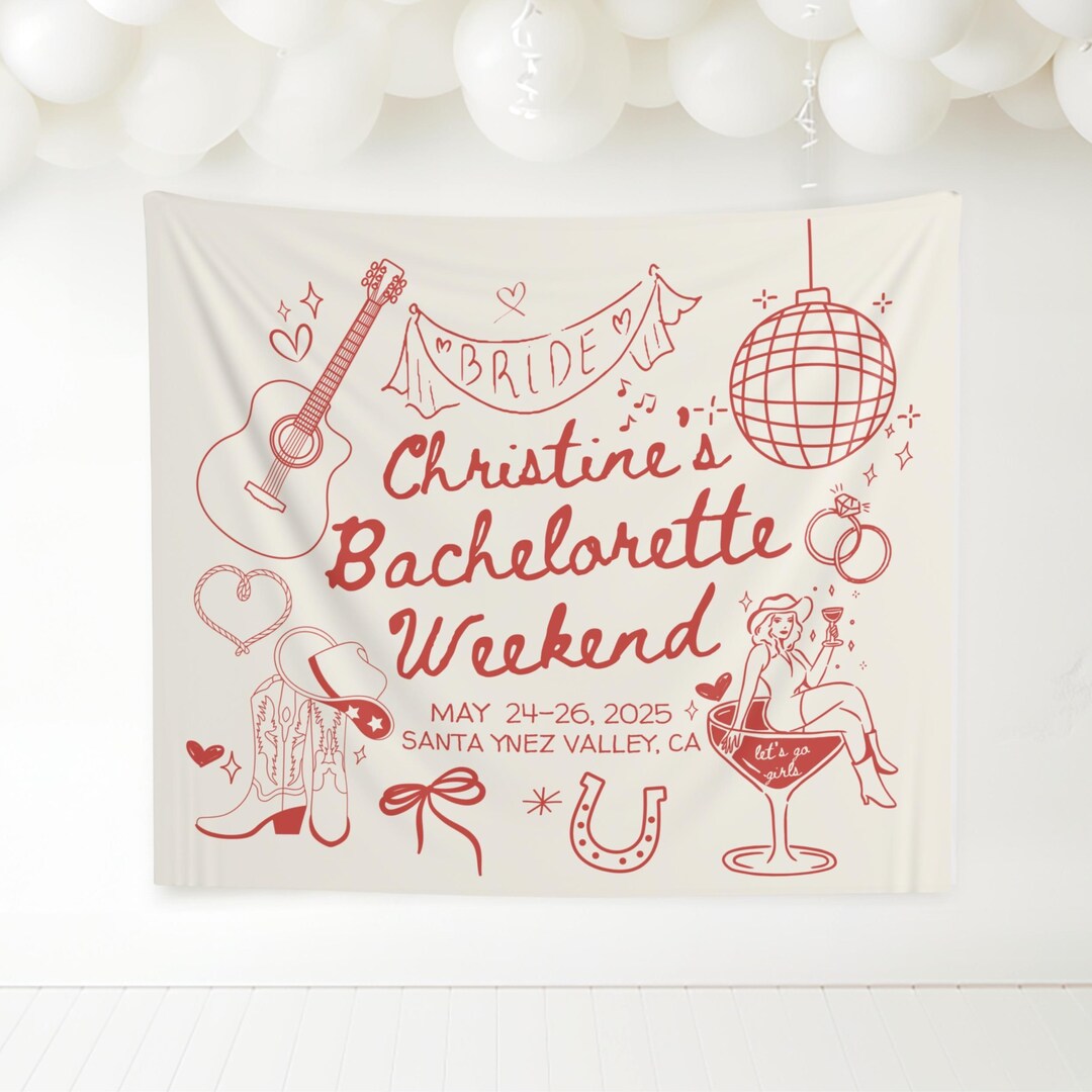 Last Rodeo Bachelorette Weekend Decor Bachelorette Rodeo Party Weekend ...
