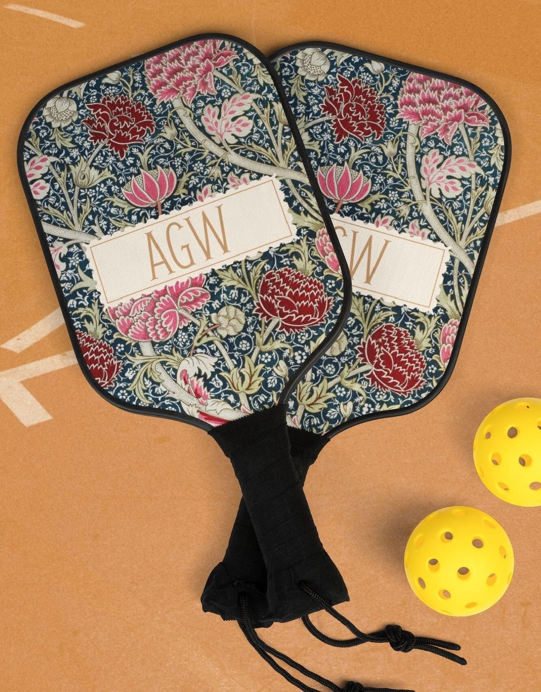 Monogram Pickleball Custom Paddle Chic Customize Pickleball Designs ...