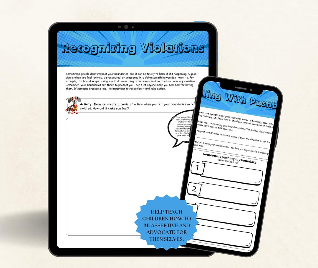 Therapy Worksheets | Boundaries Workbook | Circle of Control Poster ...