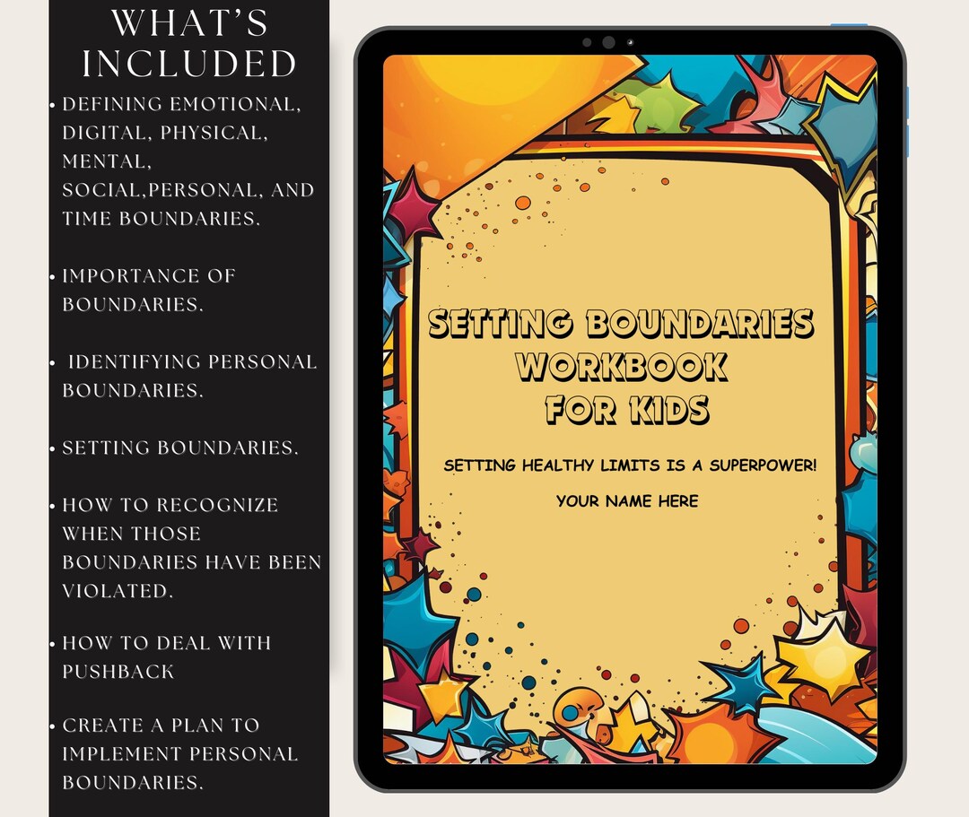 Setting Healthy Boundaries | Boundaries Sound Like Poster | School ...