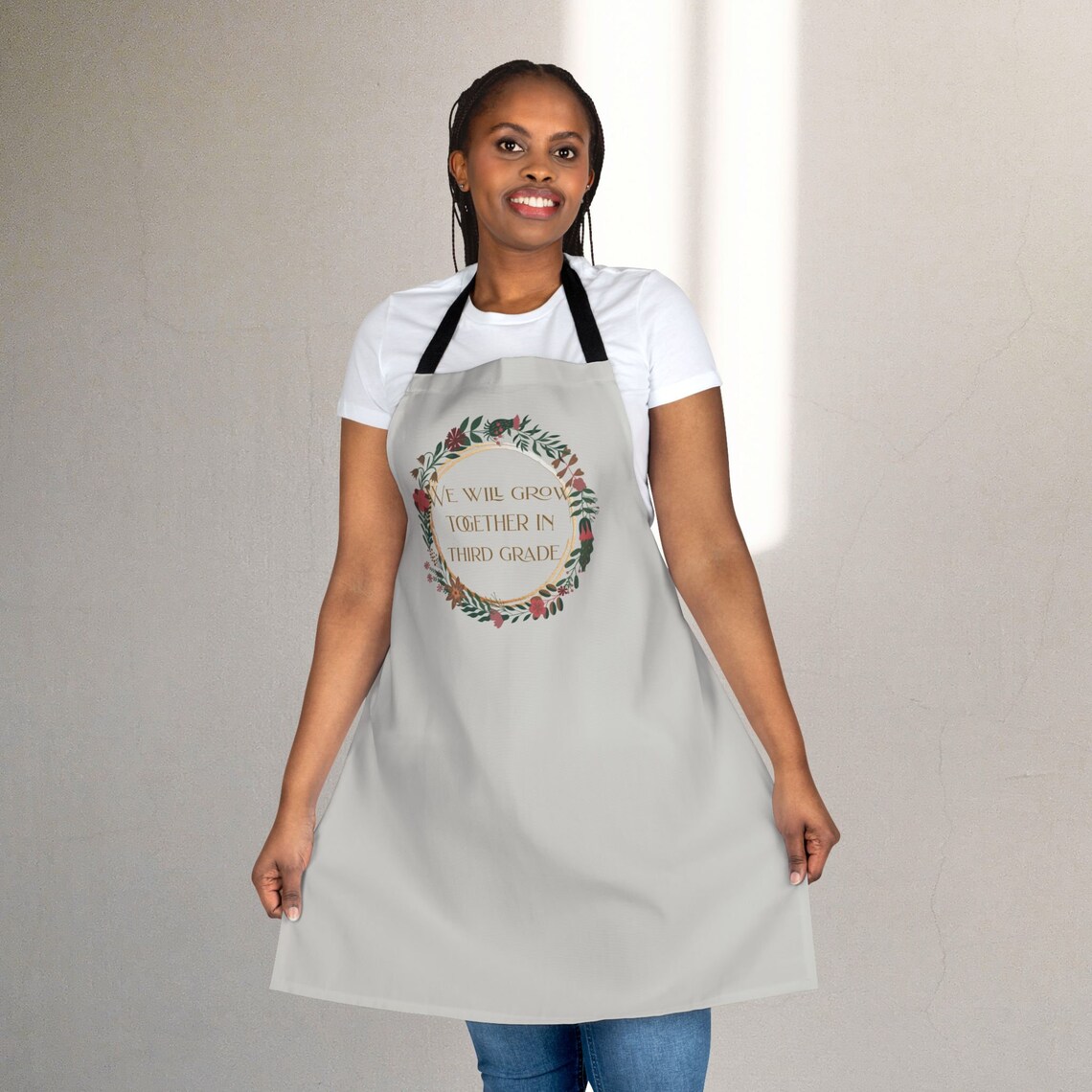 Teacher Aprons Custom Floral Apron for Teachers Personalized Apron for ...
