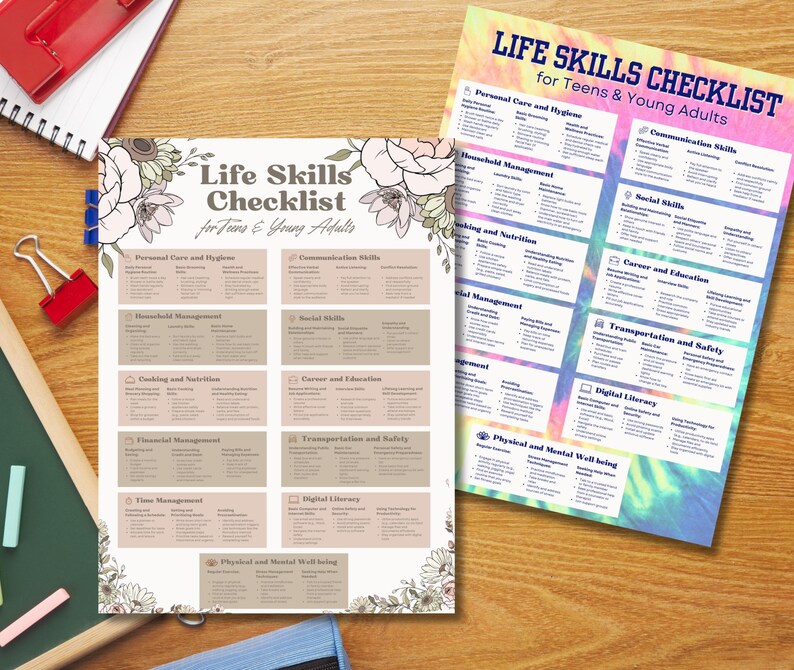 Bucket List | Life Skills Checklist for Teens & Young Adults ...