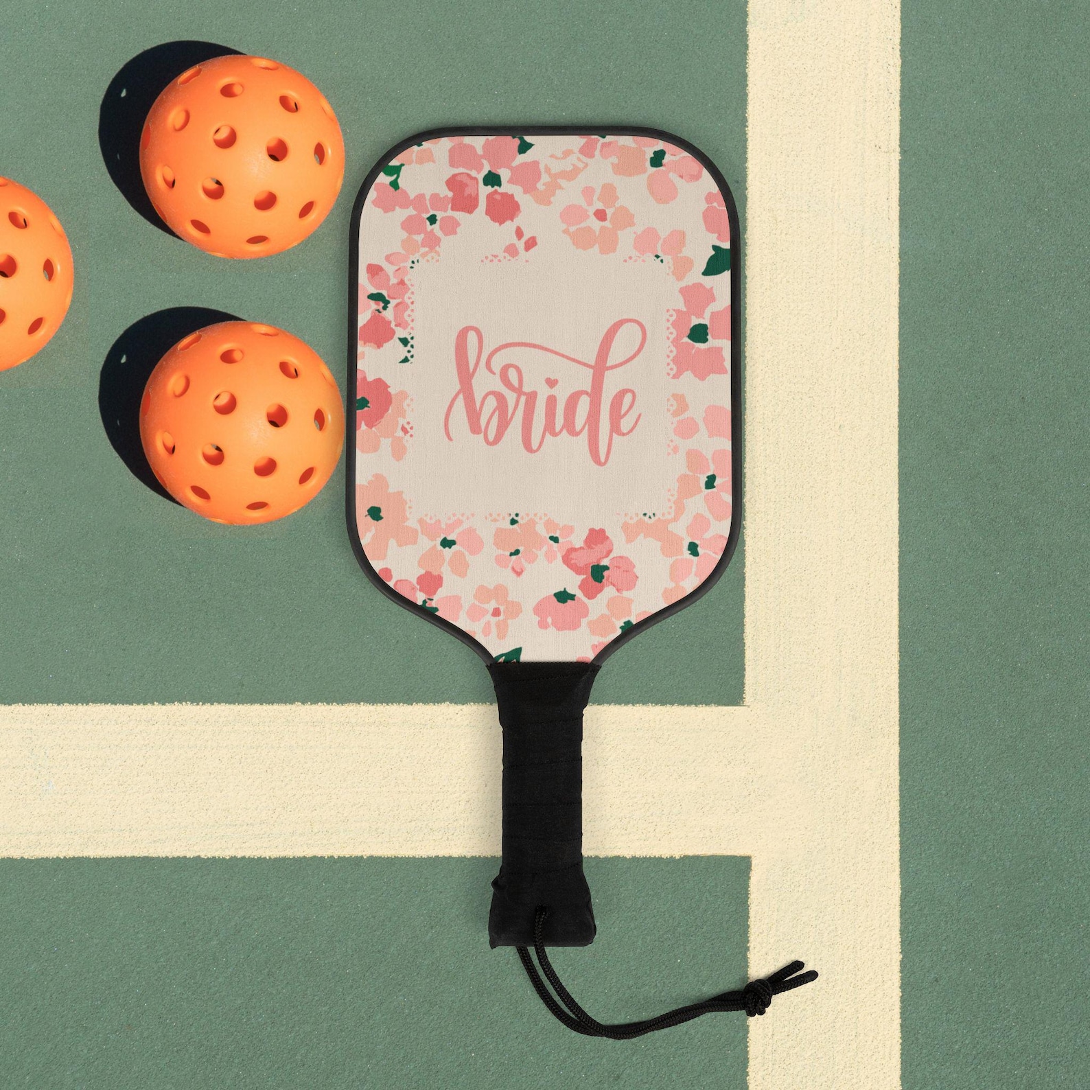 Cottage Core Bachelorette Party Gift Bohemian Floral Pickleball ...