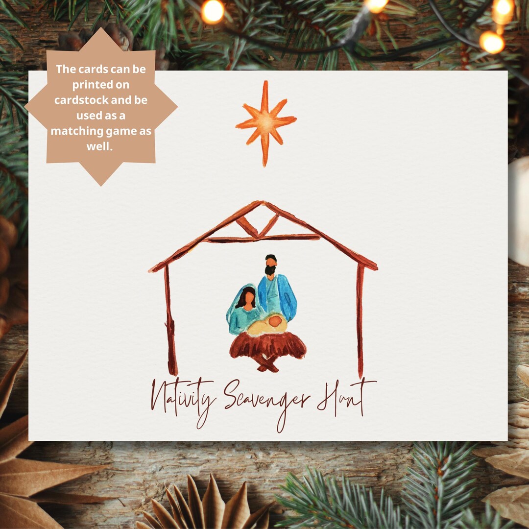 Christmas Countdown | Instant Download | Christmas Calendar | Nativity ...