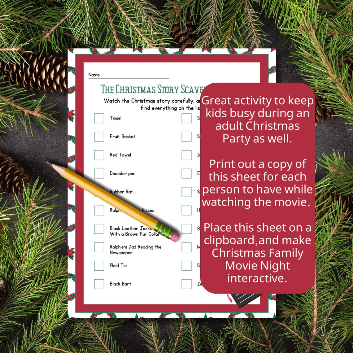 Game Night| XMAS Movie Night| Christmas Countdown| Fun Family Movie ...