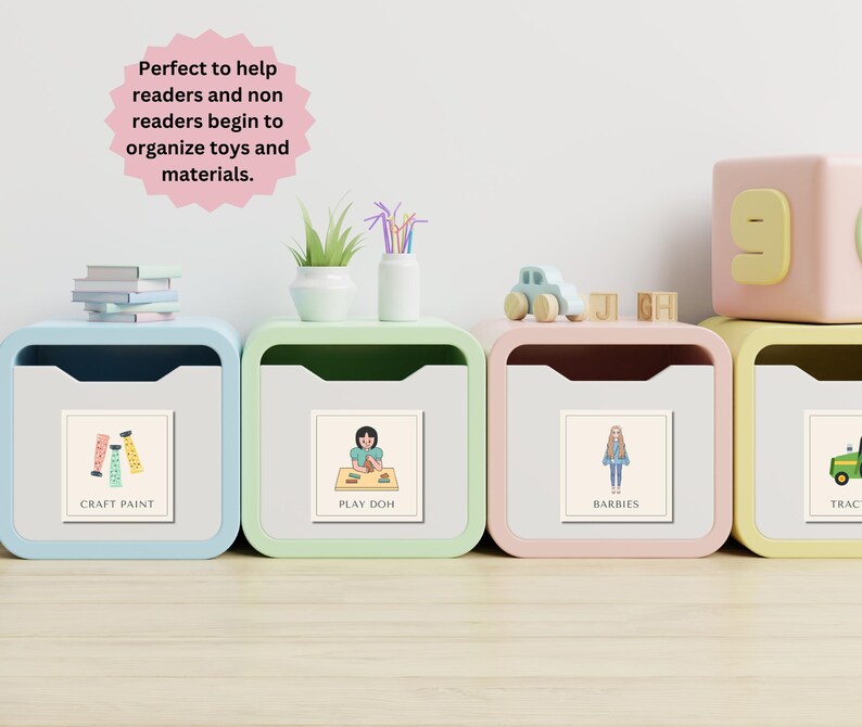 Editable Toy Storage Labels | Printable Signs | Visual Pictures ...