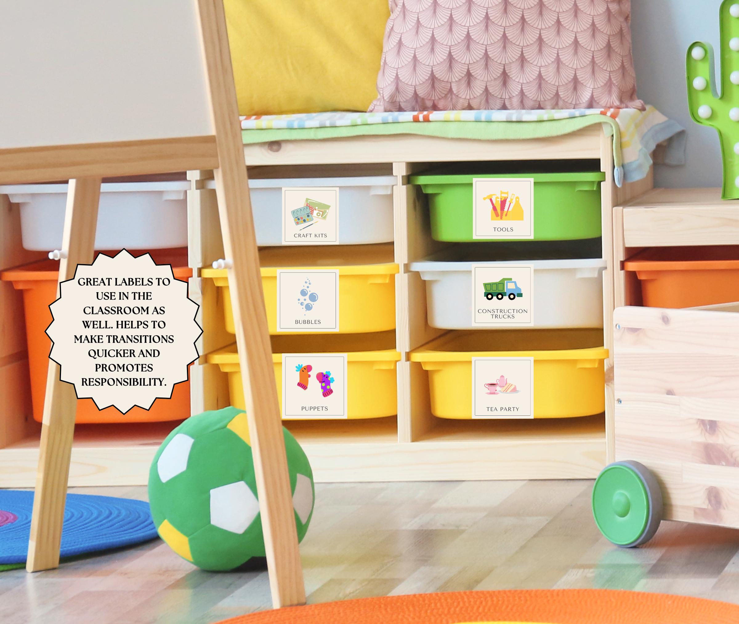 Editable Toy Storage Labels | Printable Signs | Visual Pictures ...