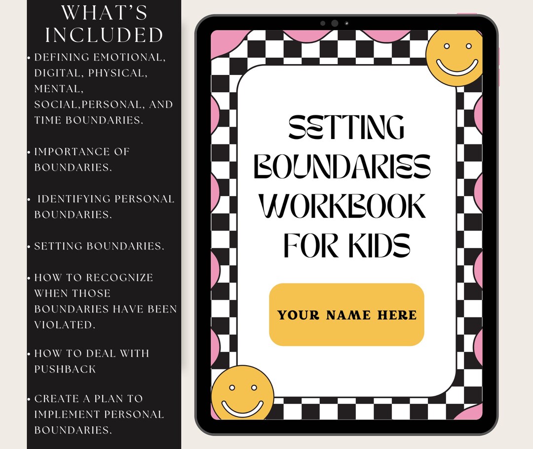 Boundaries Journal | Boundaries Poster | Elementary School Counselor ...
