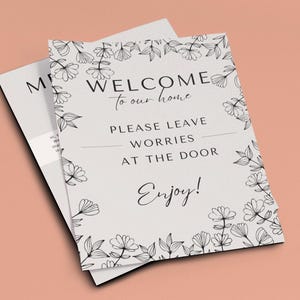 Printable Air Bnb Welcome Booklet | Beach House | Printable Air Bnb ...