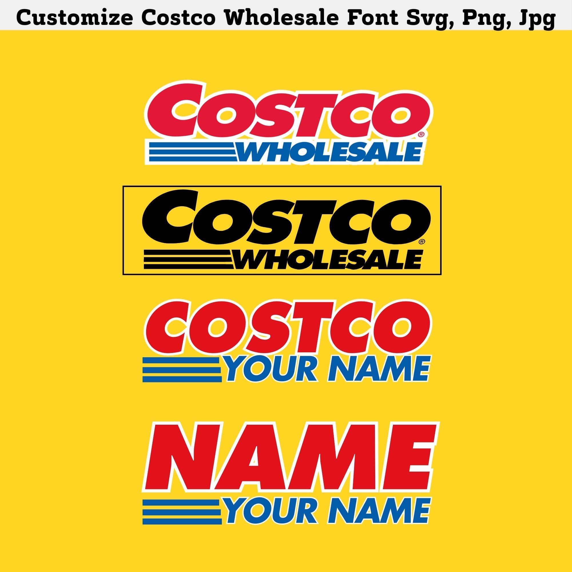 Customizable Costco Font SVG Pack: Birthday, Welcome, Signature Designs ...