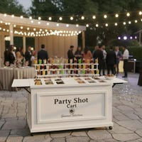 Custom Snack and Pancake Cart – Foldable Wooden Candy Bar, Coffee and ...