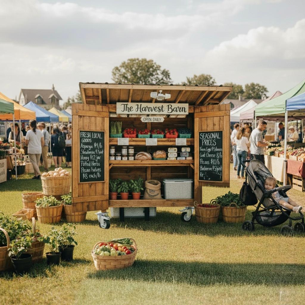 DIY Farmstand Plans: Roadside Produce, Flower, and Bakery Stand (PDF ...