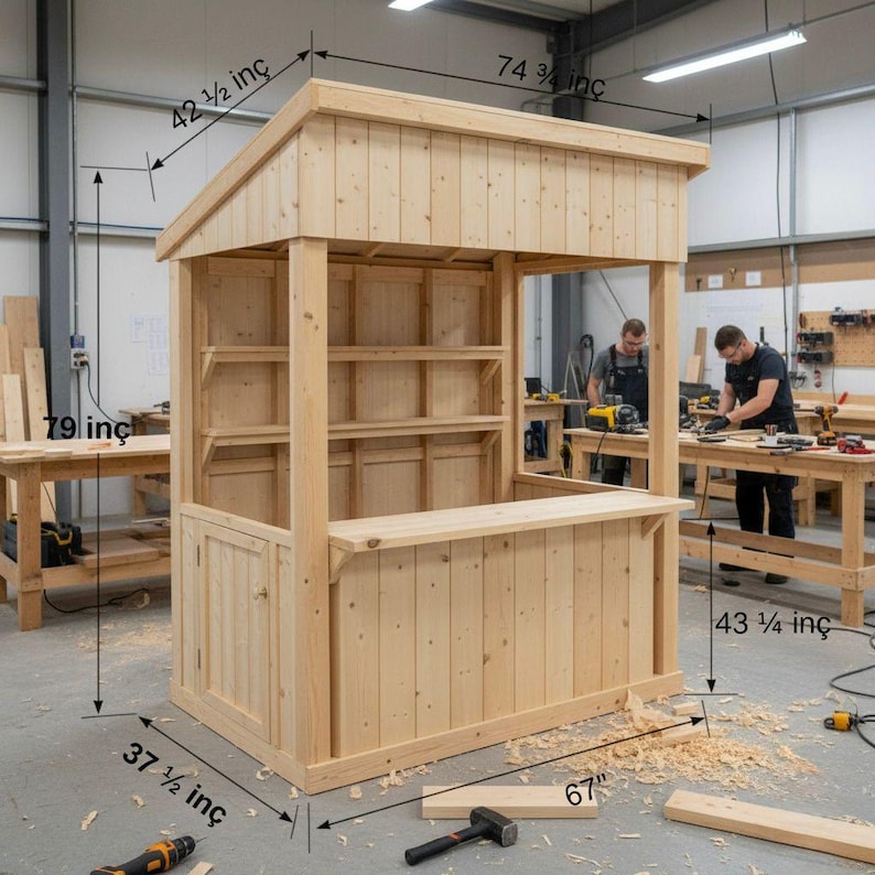 DIY Farm Stand Plans: Portable Market Cart (PDF Download) - Etsy