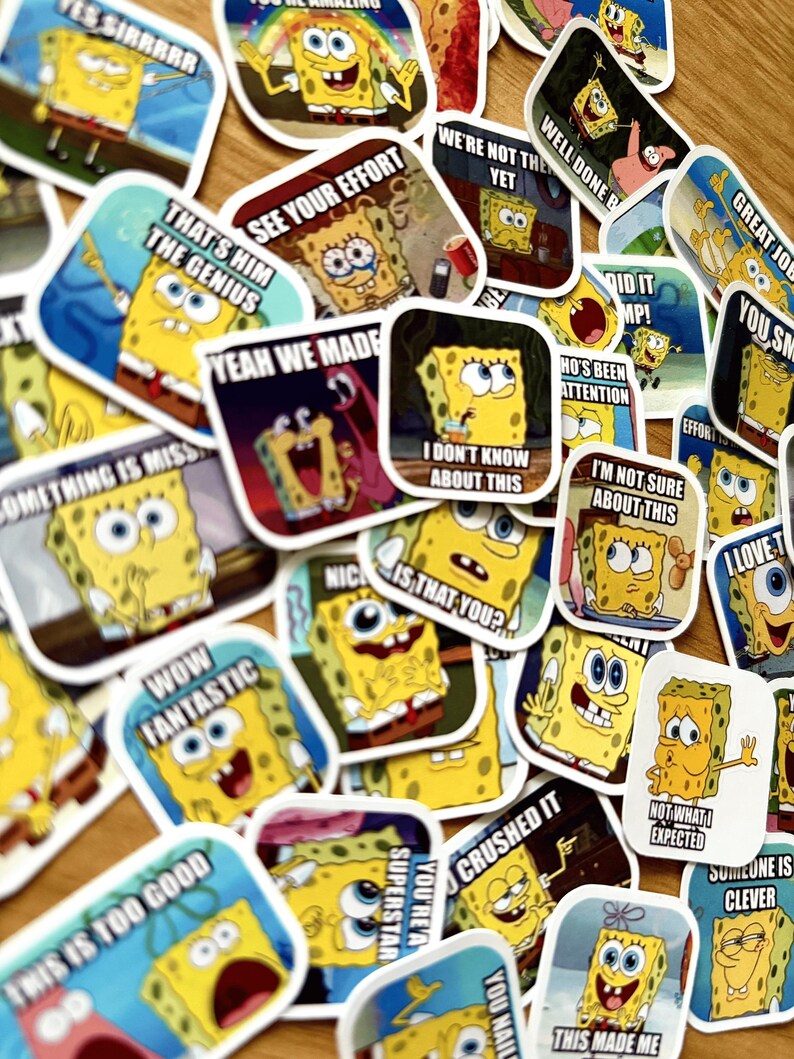 Sponge Bob Square Pants Memes Pieces | English Version | Teacher ...