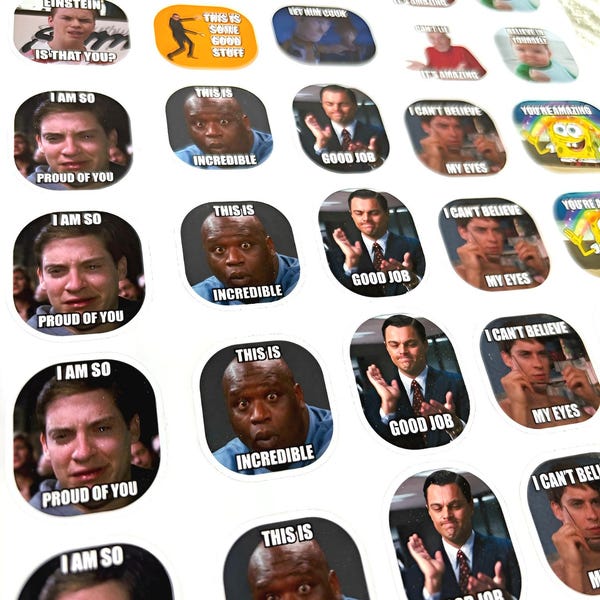 Teacher Meme Stickers - Etsy