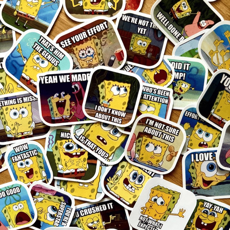 Sponge Bob Square Pants Memes Pieces | English Version | Teacher ...