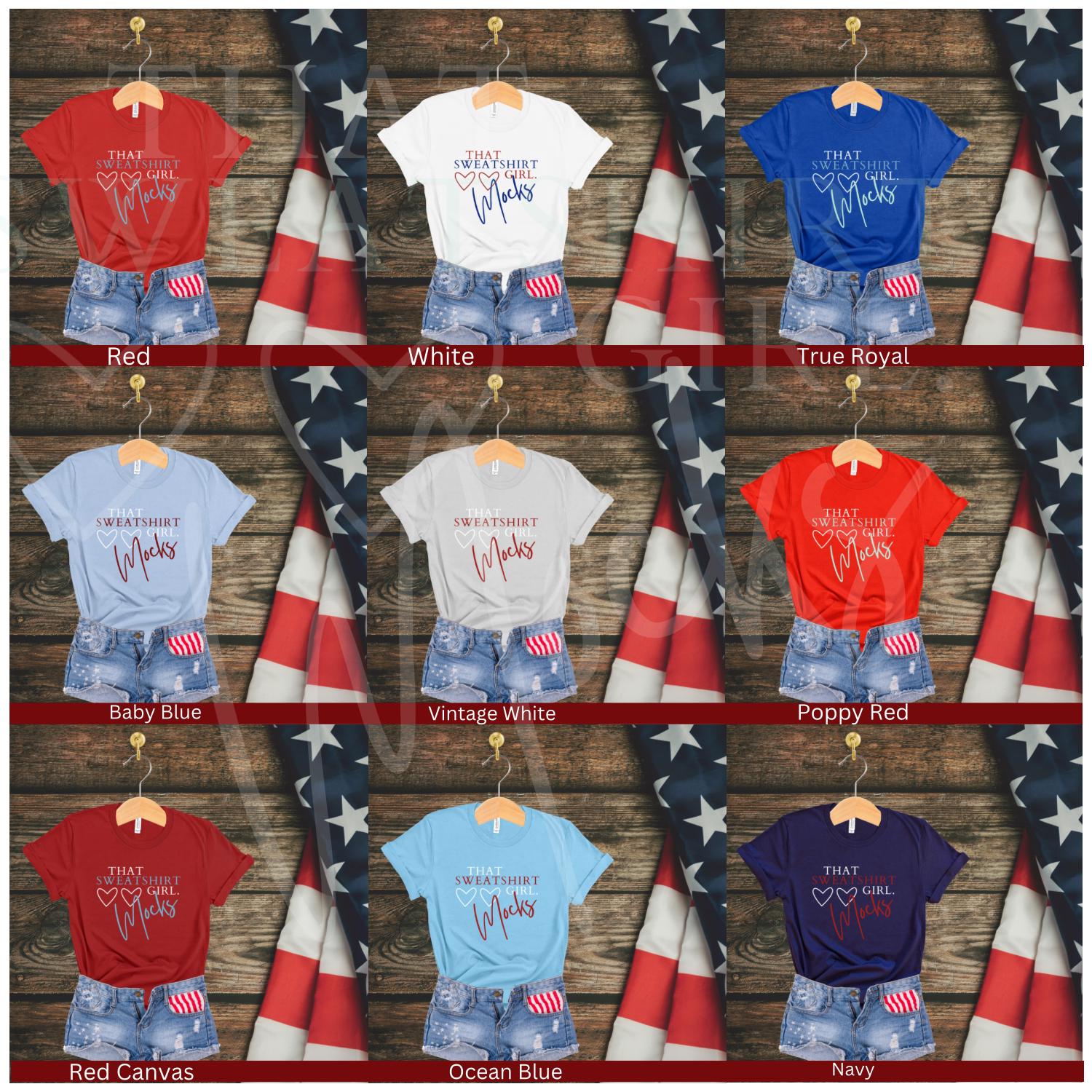 Patriotic Mockup Bundle, Fourth of July Mockup, Bella Canvas Mockup ...