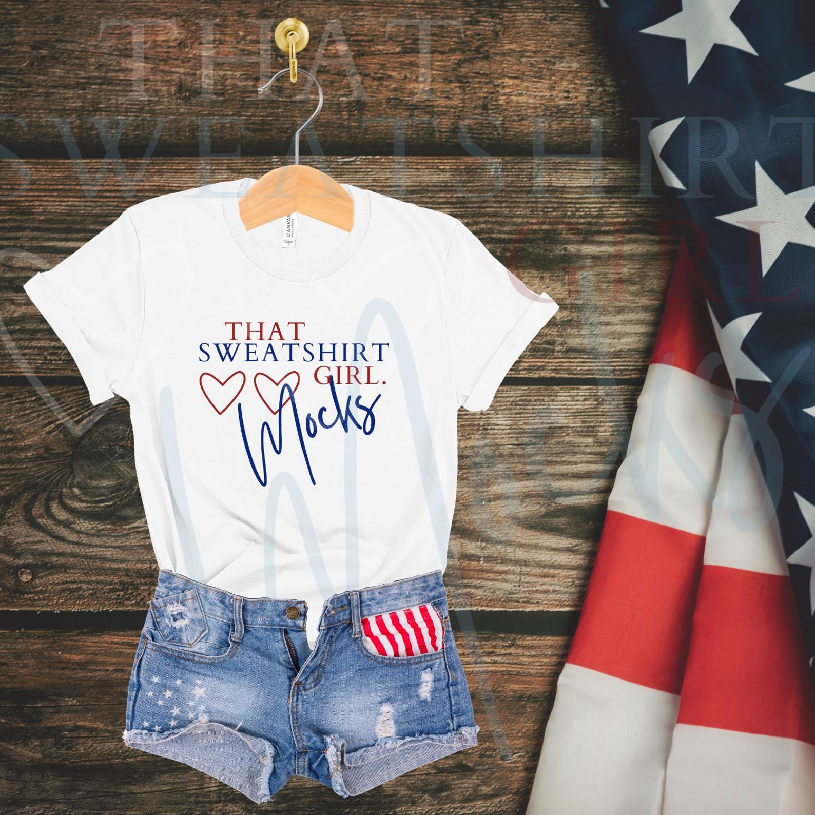 Patriotic Mockup Bundle, Fourth of July Mockup, Bella Canvas Mockup ...