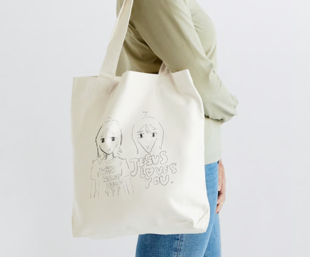 Tote Bag, Shoulder Bag, Sketch, Doodle - Etsy