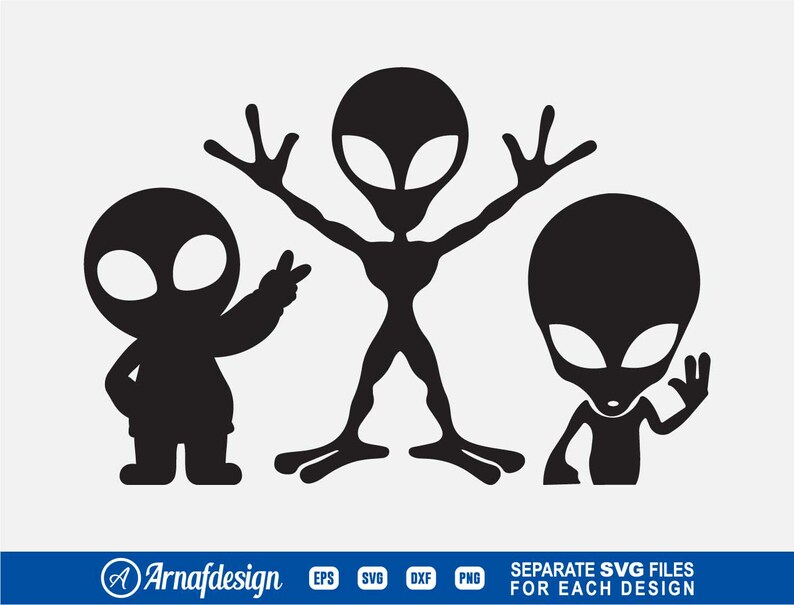 Alien SVG, Ufo Svg, Aliens Dxf, Ufo Png, Ufo Eps, Aliens Vector, Ufo ...