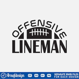 Football Lineman SVG, Football Svg, Lineman Svg, Clipart, Cut Files for ...