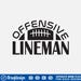 Football Lineman SVG, Football Svg, Lineman Svg, Clipart, Cut Files for ...