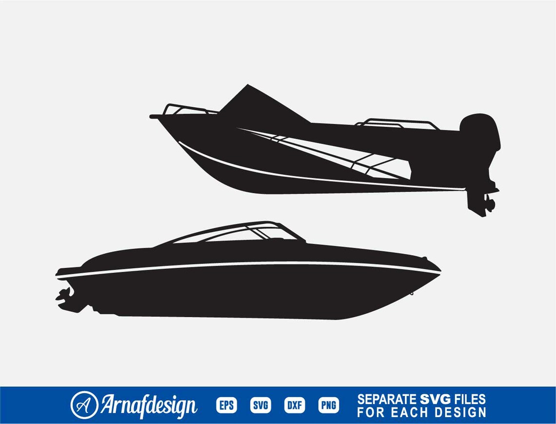 Speed Boat SVG, Motor Boat Svg, Speedboat Svg, Speed Boat Clipart ...