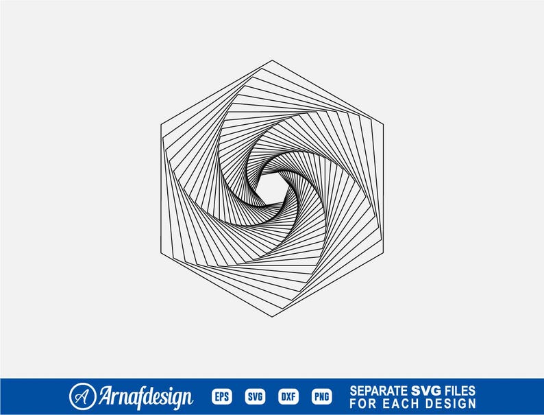 Spirograph SVG, Geometric Svg, Clipart, Cut Files for Silhouette, Files ...