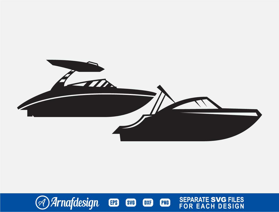 Speed Boat SVG, Motor Boat Svg, Speedboat Svg, Speed Boat Clipart ...