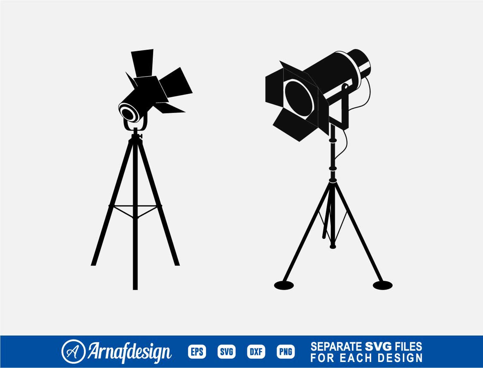 Spotlight Svg, Stage Lighting Svg, Director Light Svg, Lighting Svg ...