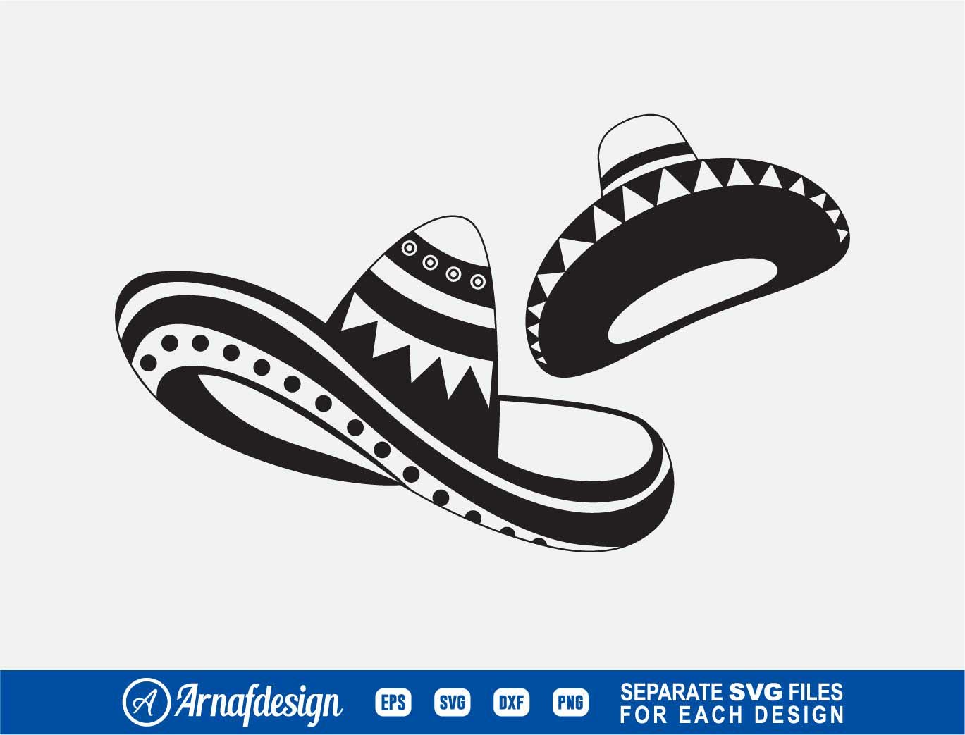 Sombrero SVG, Sombrero Vector, Maxican Fiesta Sombrero, Maxican Hat Svg ...