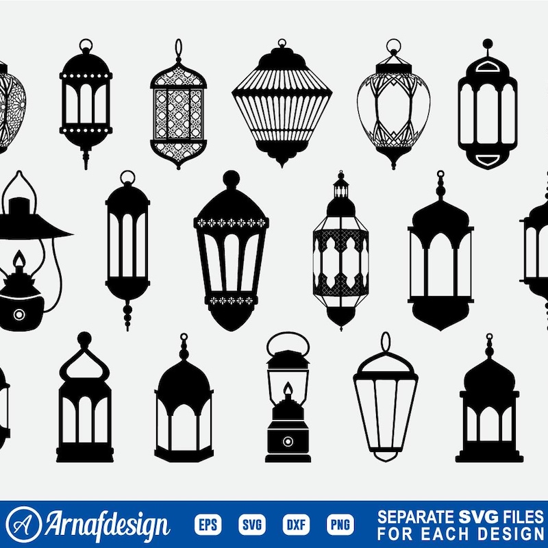 Ramadan Lantern Svg - Etsy