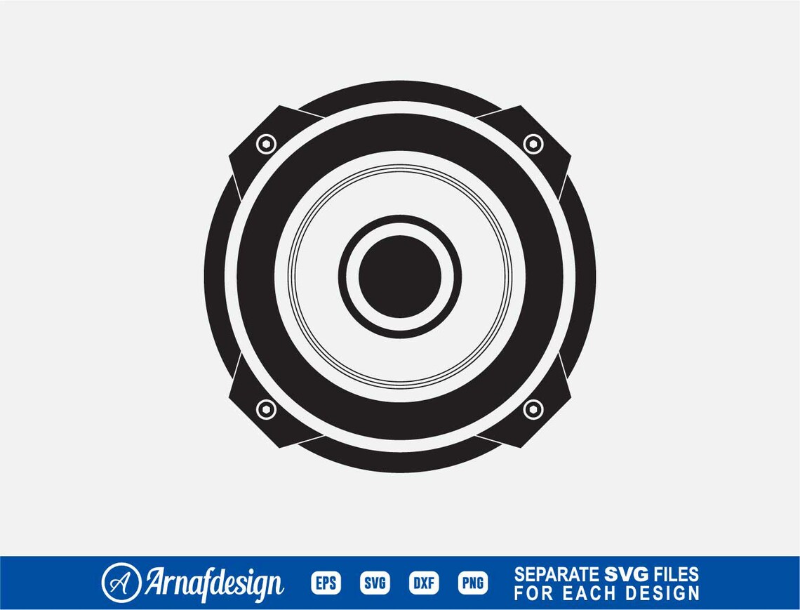 Speaker SVG, Loud Speaker Svg, Music Svg, Audio Svg, Clipart, Cut Files ...