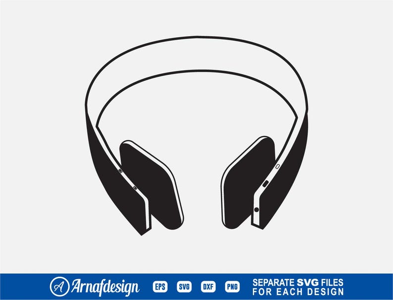 Headset SVG, Headphone Svg, DJ Svg, Music Svg, Headset Clipart, Cut ...
