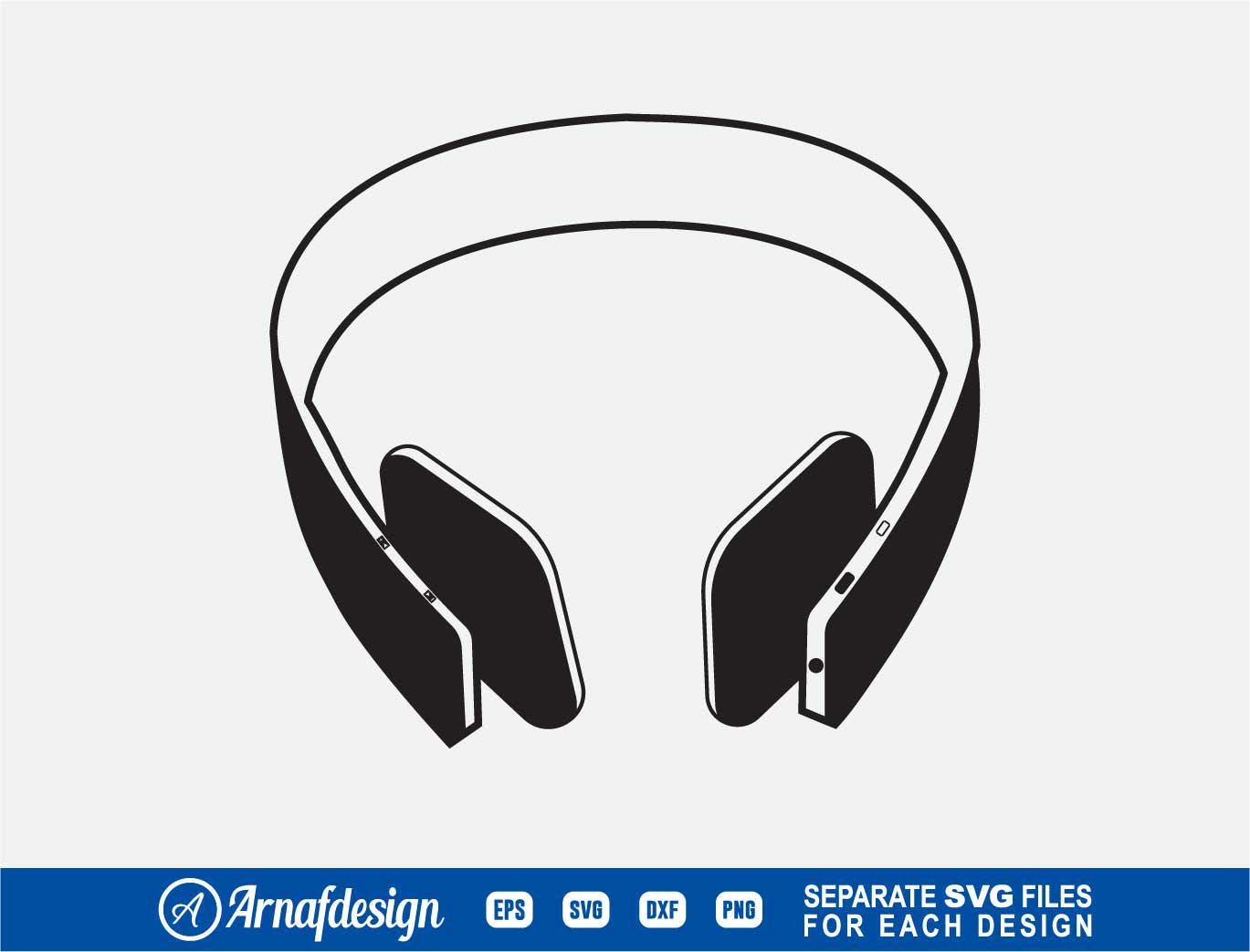 Headset SVG, Headphone Svg, DJ Svg, Music Svg, Headset Clipart, Cut ...