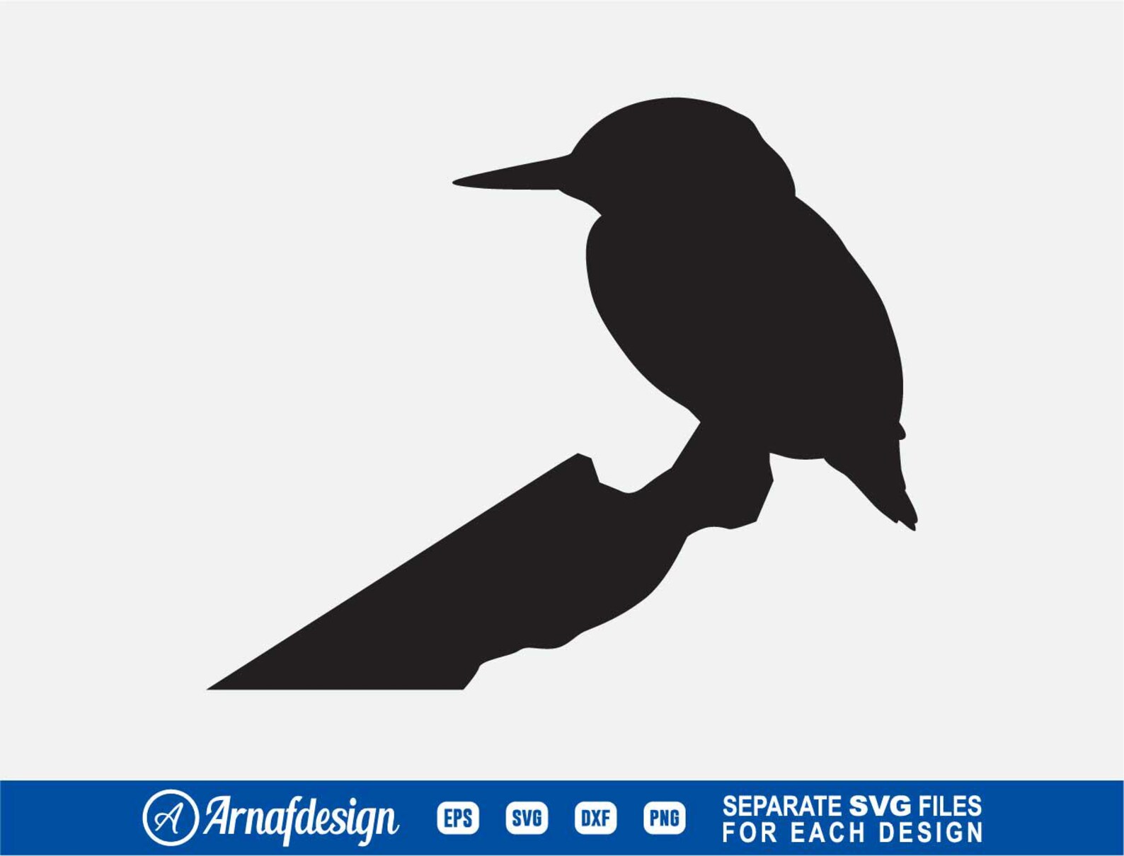Kingfisher SVG, Bird Svg, Clipart, Cut Files for Silhouette, Files for ...