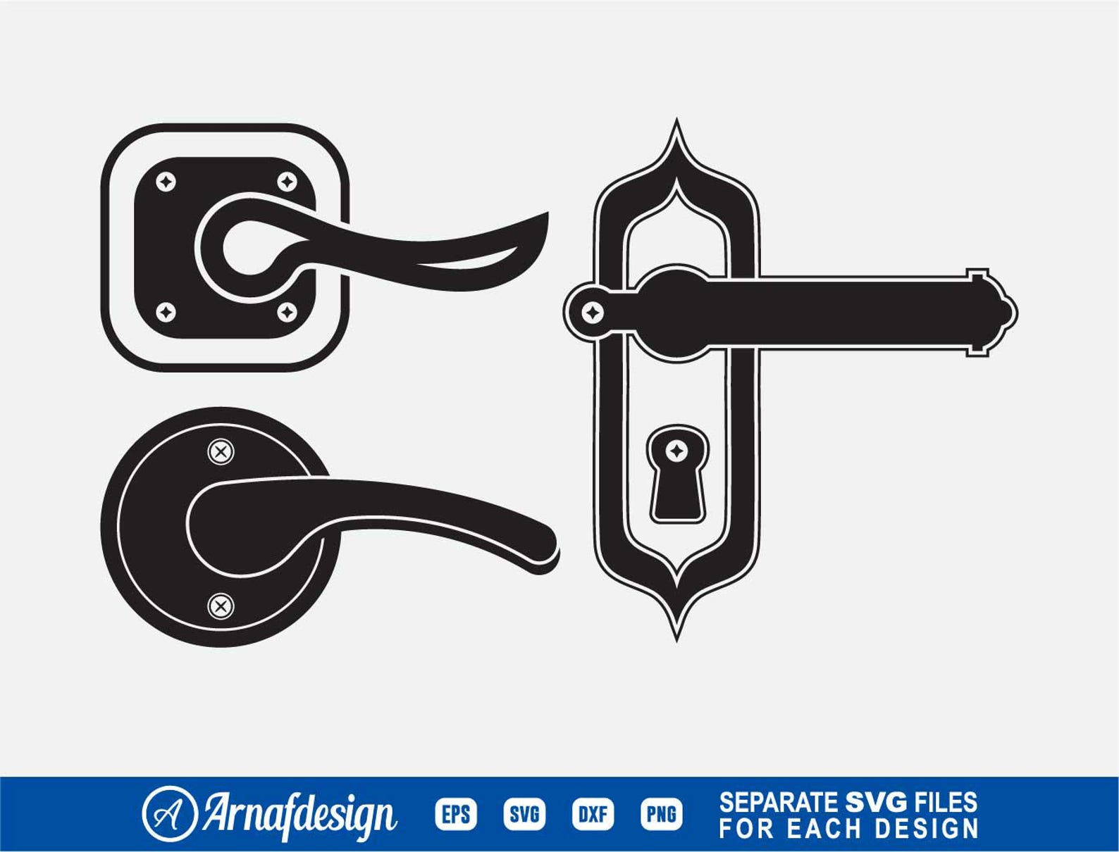 Door Handle SVG, Door Knobs Svg, Knockers Svg, Door Svg, Handle Svg ...