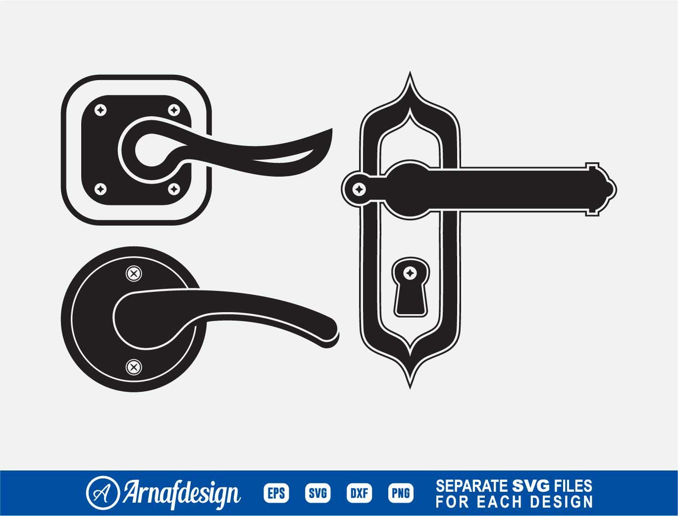 Door Handle SVG, Door Knobs Svg, Knockers Svg, Door Svg, Handle Svg ...